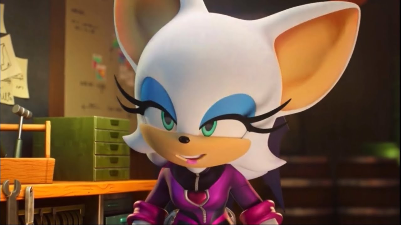 All Rouge the Bat scenes in Sonic Prime episode 1 “Shattered” - YouTube