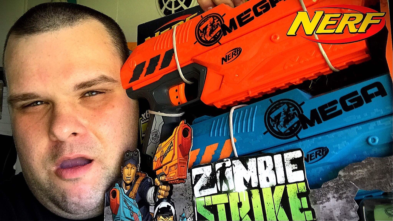 NERF Zombie Strike MEGA Magnus 2 pack -Unboxing and Review - YouTube