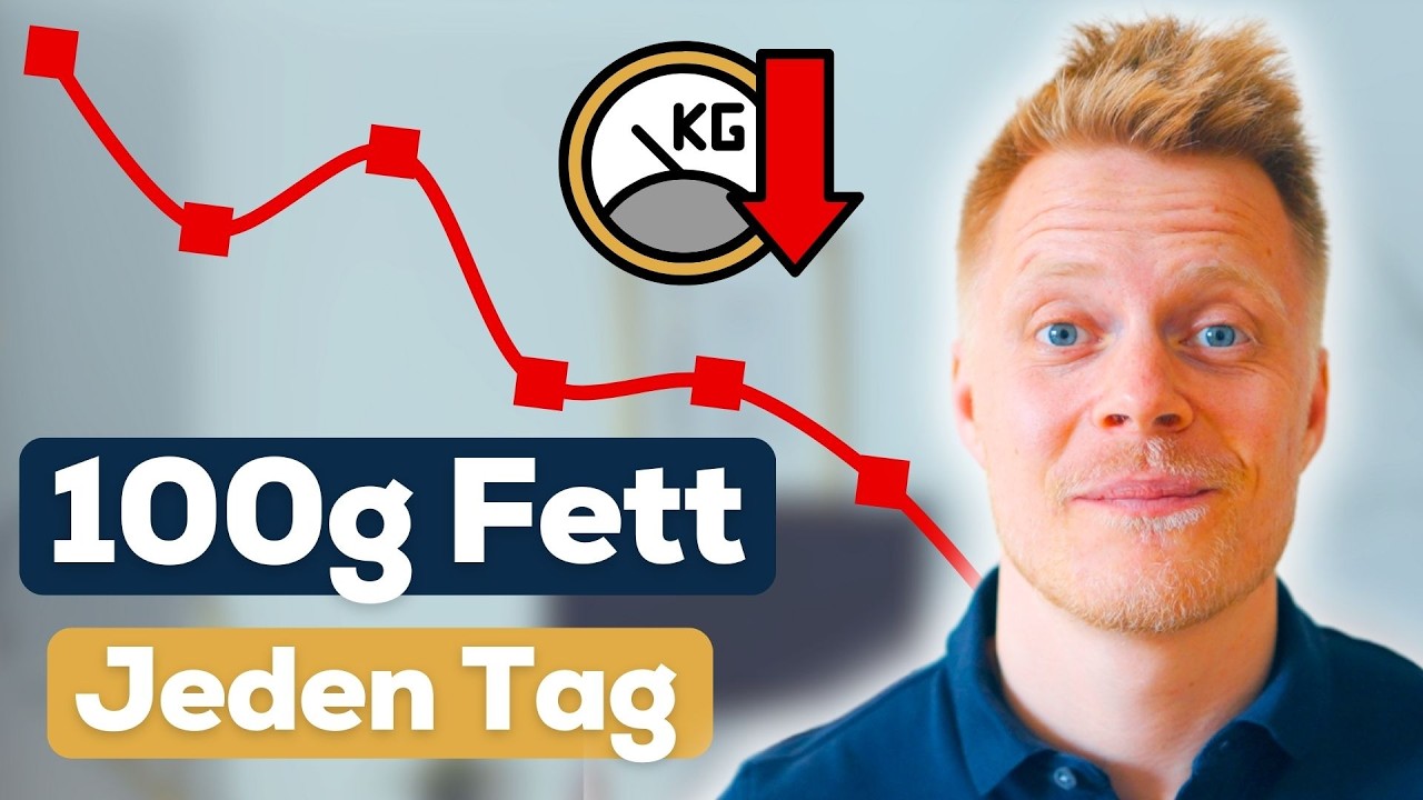So verlierst du 100g Fett pro Tag - einfach und nachhaltig - YouTube