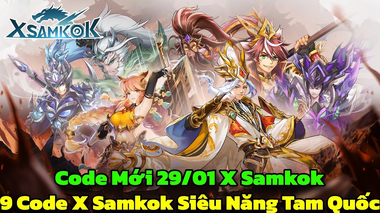 X-Samkok - 9 Giftcode X Samkok Siêu Năng Tam Quốc & Code Mới 29/01 - Siêu Năng Tam Quốc Code ...