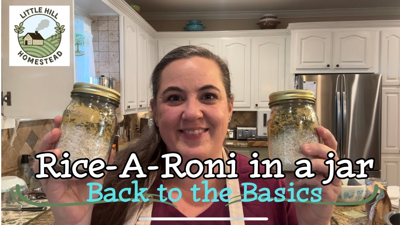 DIY: RICE-A-RONI in a jar. Shelf stable alternative to the boxed stuff ...