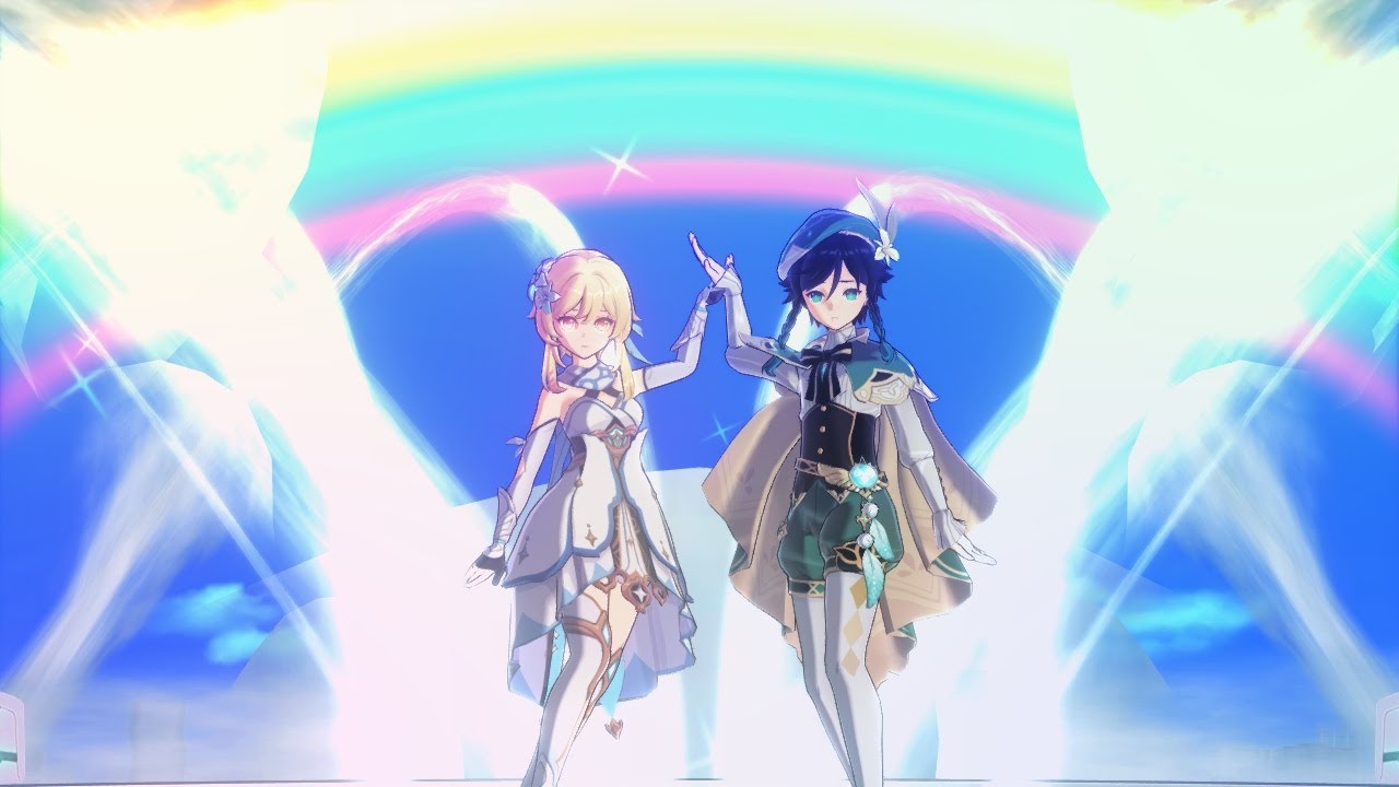 [MMD Genshin Impact] Promise (Venti x Lumine) - YouTube