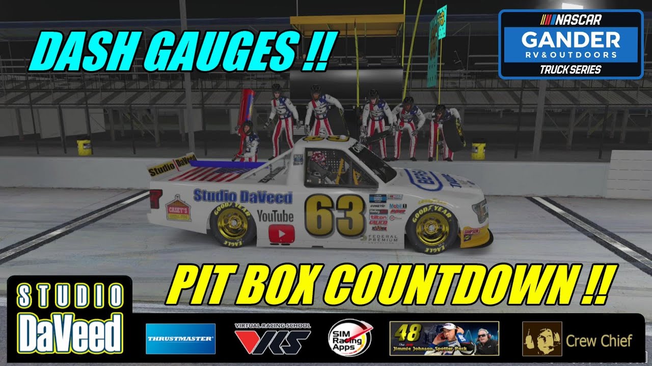 iRacing MARCH 2022 PIT BOX COUNT DOWN NEW FEATURES DASH GAUGES - YouTube