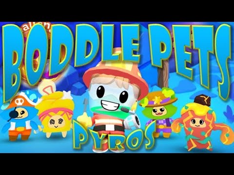 Exploring Pyro Pets in Boddle!!! Boddle Pets Series 1!!! - YouTube
