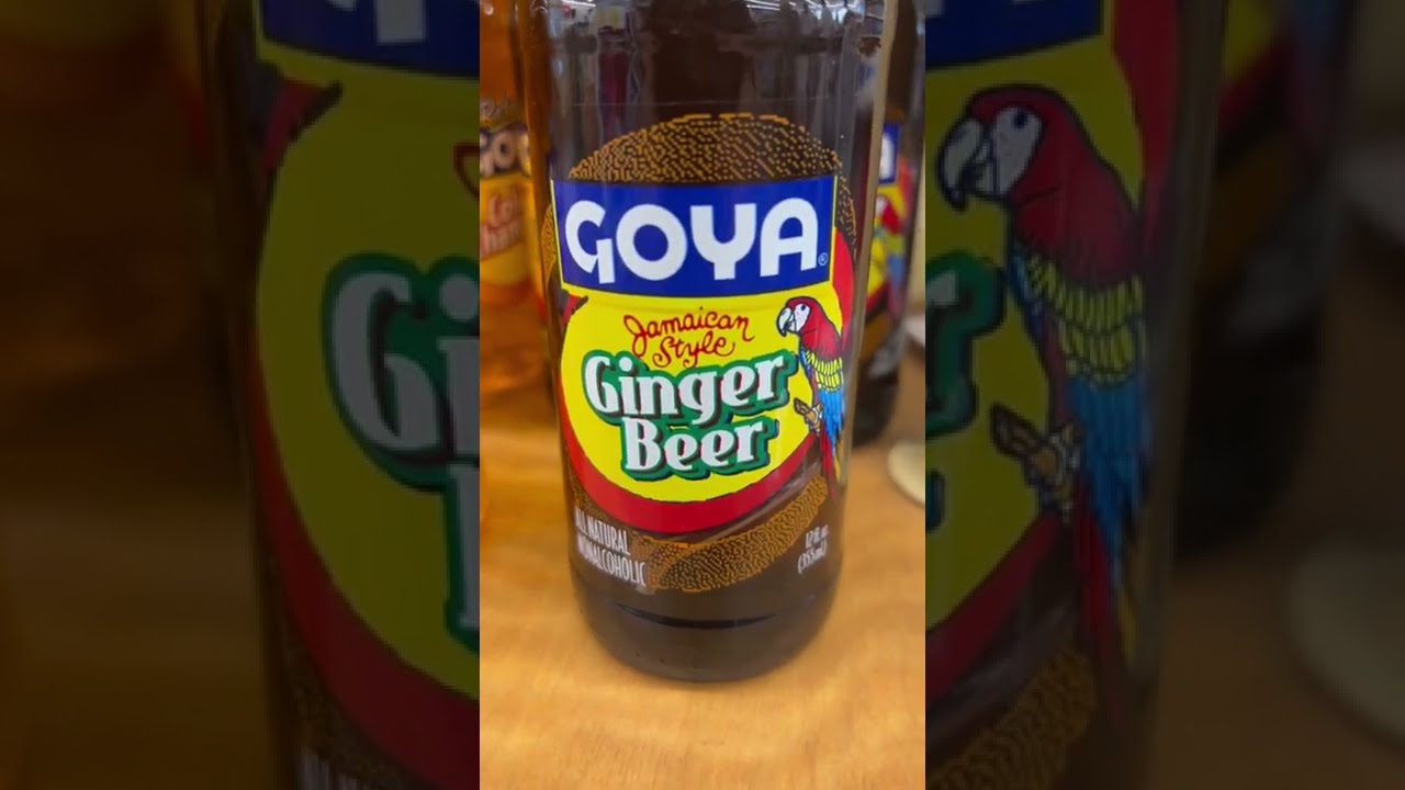 Goya Jamaican Style Ginger Beer Non-Alcoholic - YouTube