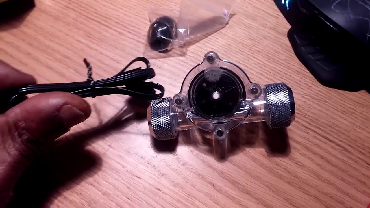 Short Review of Bitspower flow indicator - YouTube