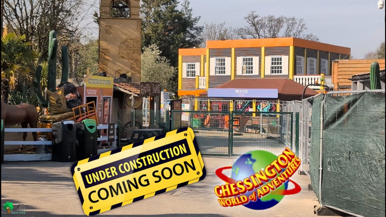 Chessington's Exciting NEW LAND is Coming Construction Update 1 - YouTube