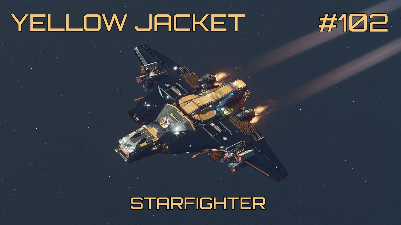 Starfield - YELLOW JACKET, Class A Starfighter.... #starfieldships # ...