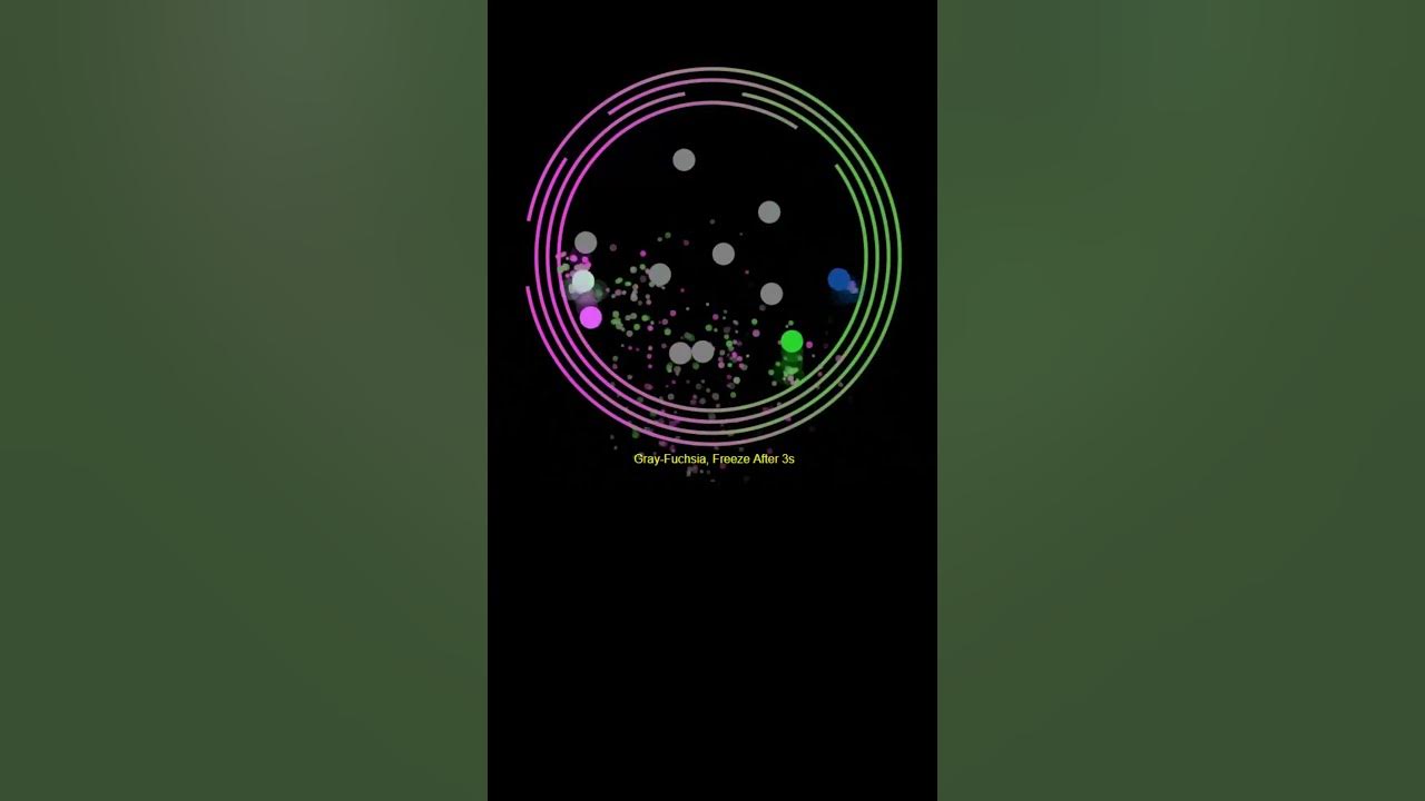 Ball Bouncing Simulation | Freeze After 3 Seconds | Satisfying Animation Bouncy Balls Escape ...