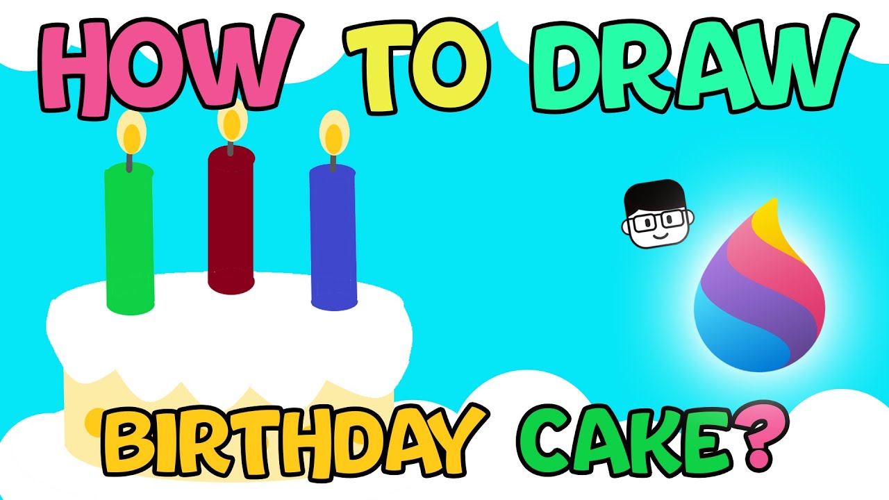 How to draw a Birthday Cake in Microsoft Paint 3D | Digital Art for ...