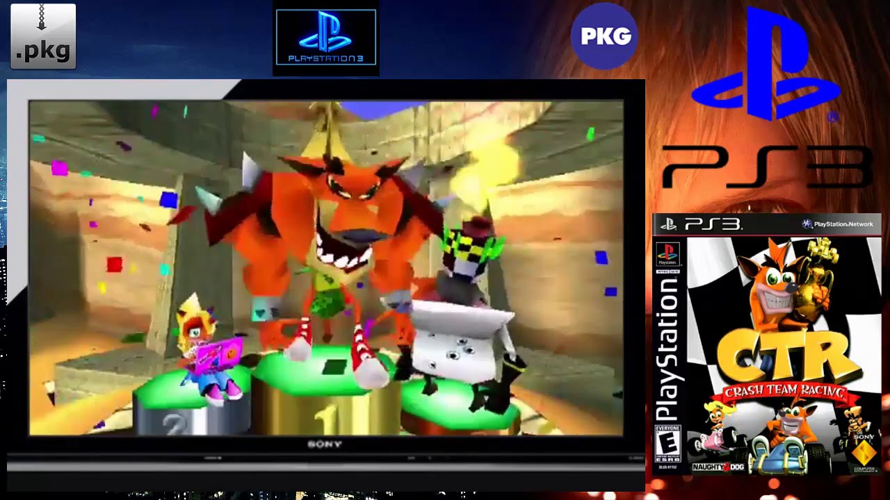Crash Team Racing - PKG - PSX para PlayStation 3 - YouTube