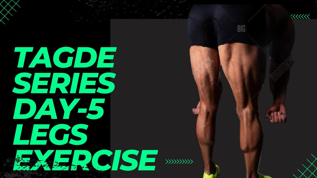 Legs are pillars of our body 🏋️ tagde series🦍 day number-5 leg ...