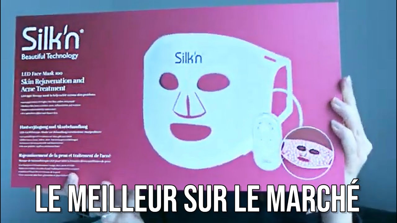 JE TEST LE MASQUE LED SILK'N (le meilleur rapport qualité/prix) - YouTube