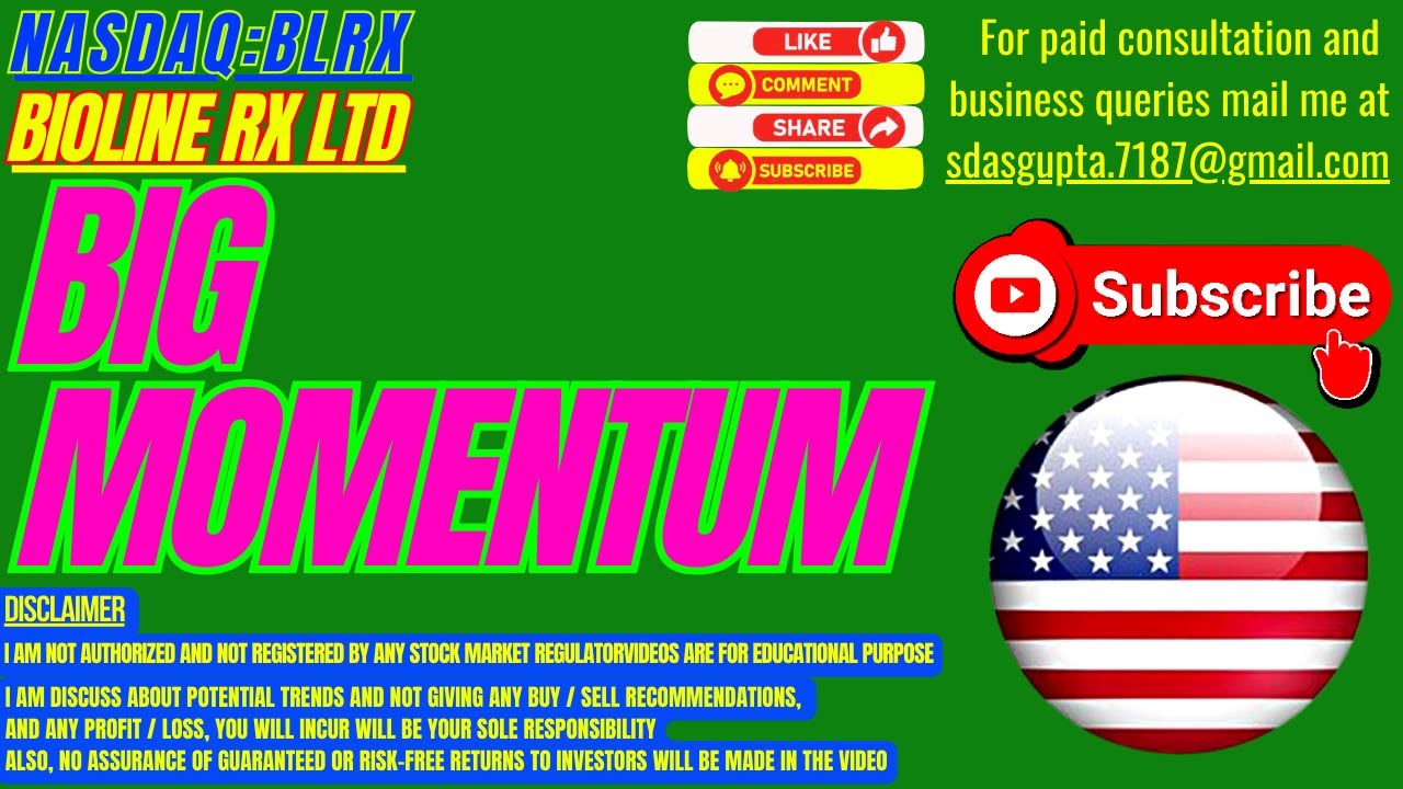 BLRX STOCK ANALYSIS | BIOLINE RX LTD BIG MOMENTUM - YouTube