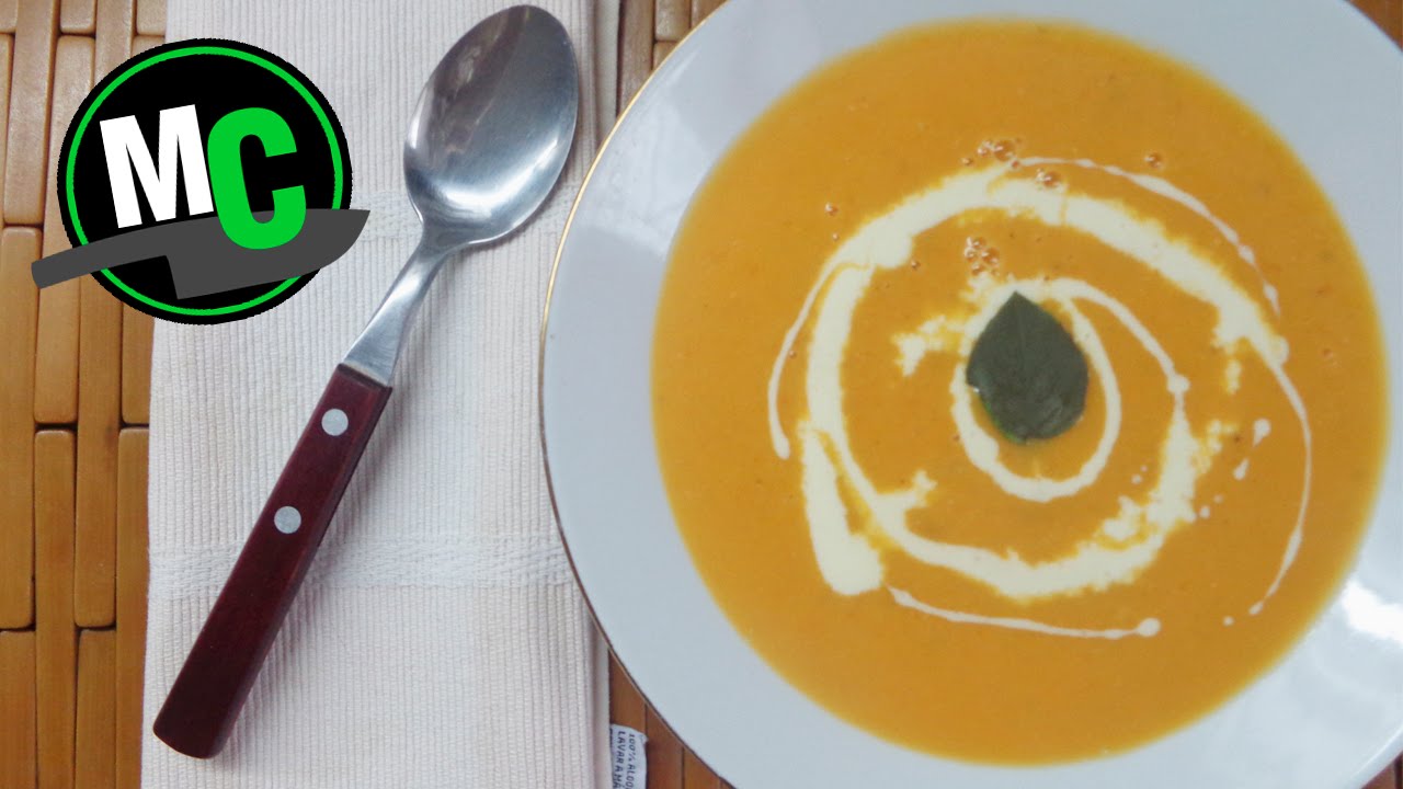 SOPA CREMA DE ZAPALLO Y CHOCLO | Receta fácil | Maxi Cocina - YouTube