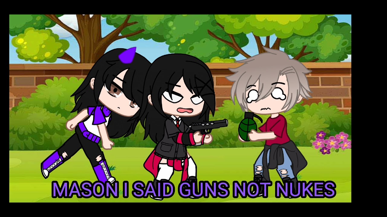 Teenagers scared the living shit out of me [Gacha club] - YouTube