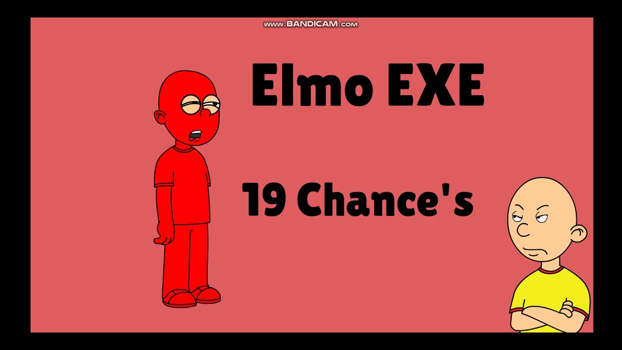 Caillou gets a Elmo EXE error - YouTube