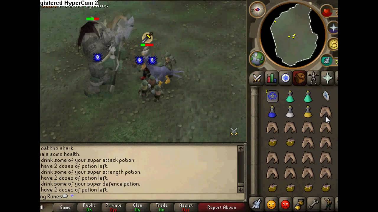 Runescape - Bork with undead chicken - YouTube