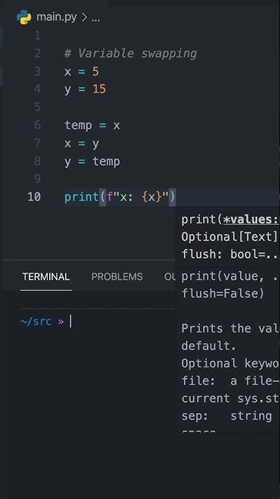 How to swap variables in Python?🐍 - YouTube