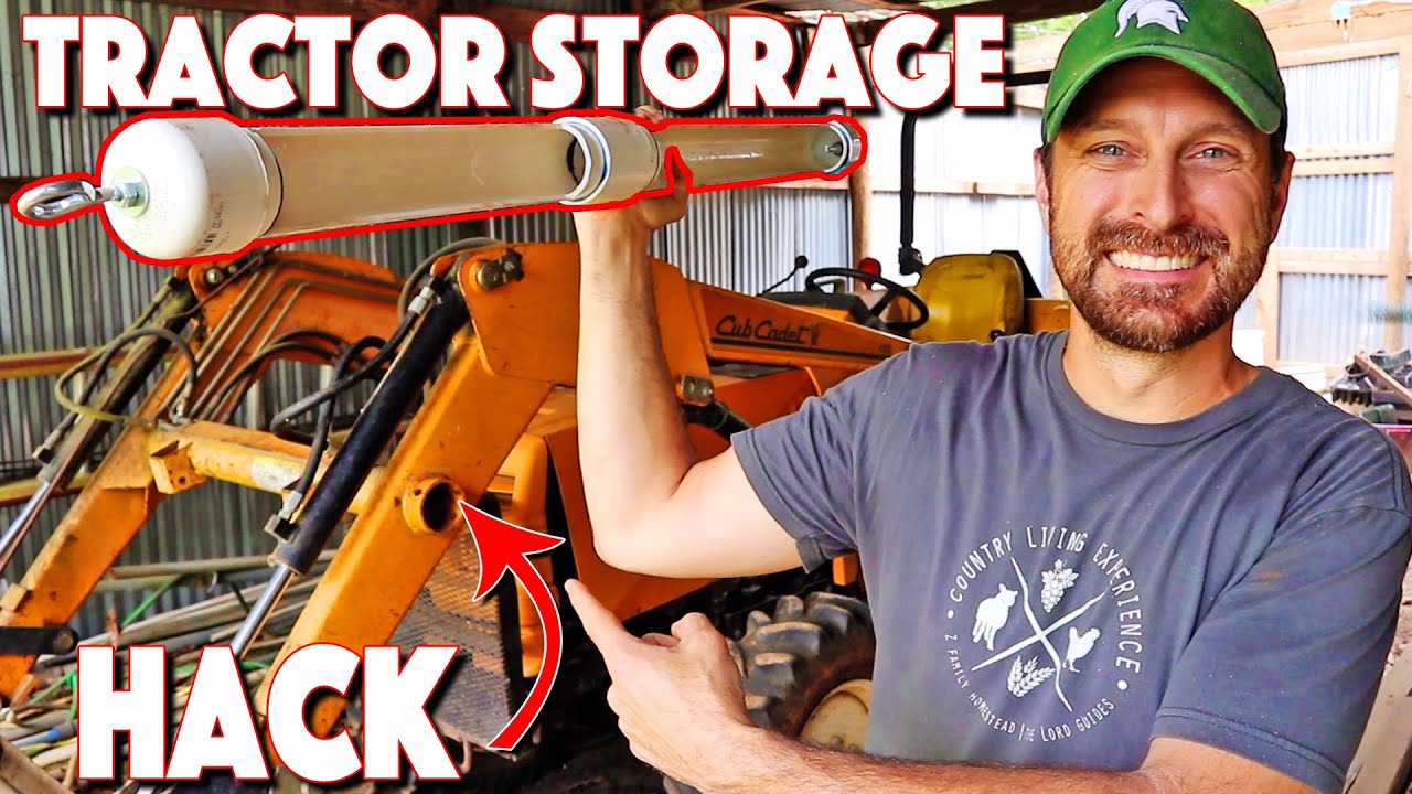 Tractor Loader Storage Hack For Tools! Easy DIY Project - YouTube
