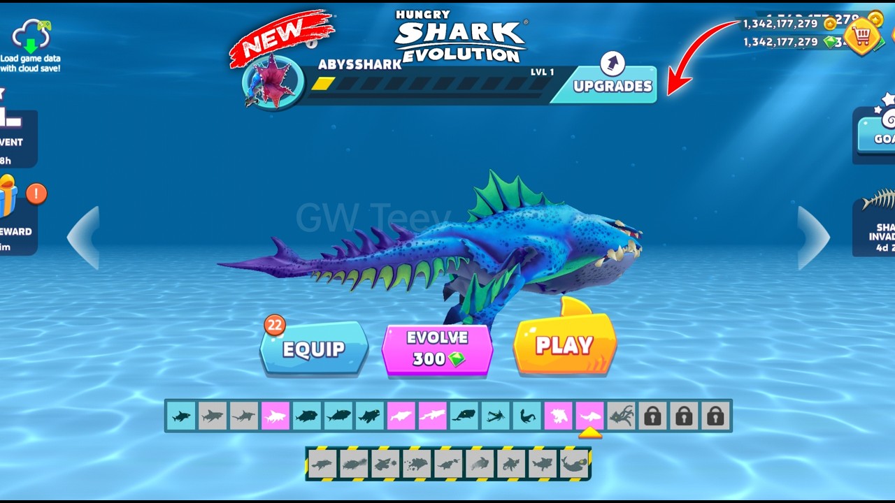 Shark game - New Enemy Abysshark Unlocked And Abyssaurus Gameplay ...