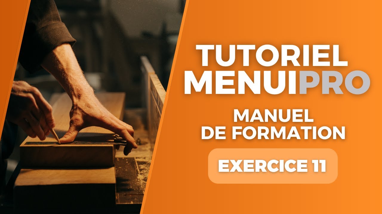 MenuiPro - Manuel de formation - Exercice 11 - YouTube