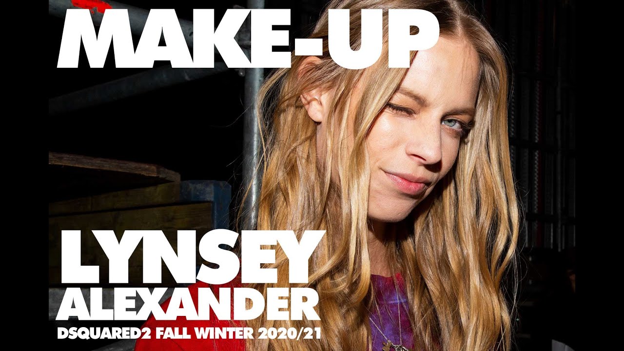 Sexy and beautiful makeup with Lynsey Alexander at the Dsquared2 Fall ...