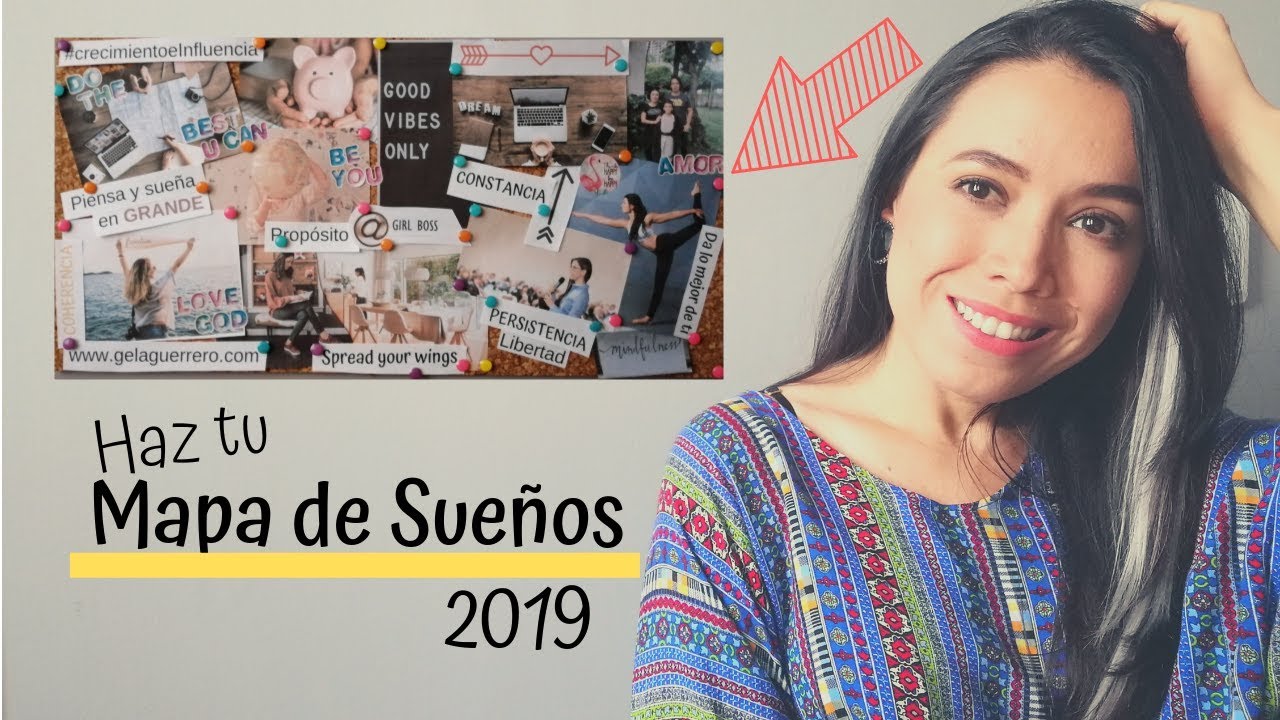 Cómo Y Por Qué Hacer Un Mapa De Sueños Haz Tu Mapa De Visión 2019 Youtube