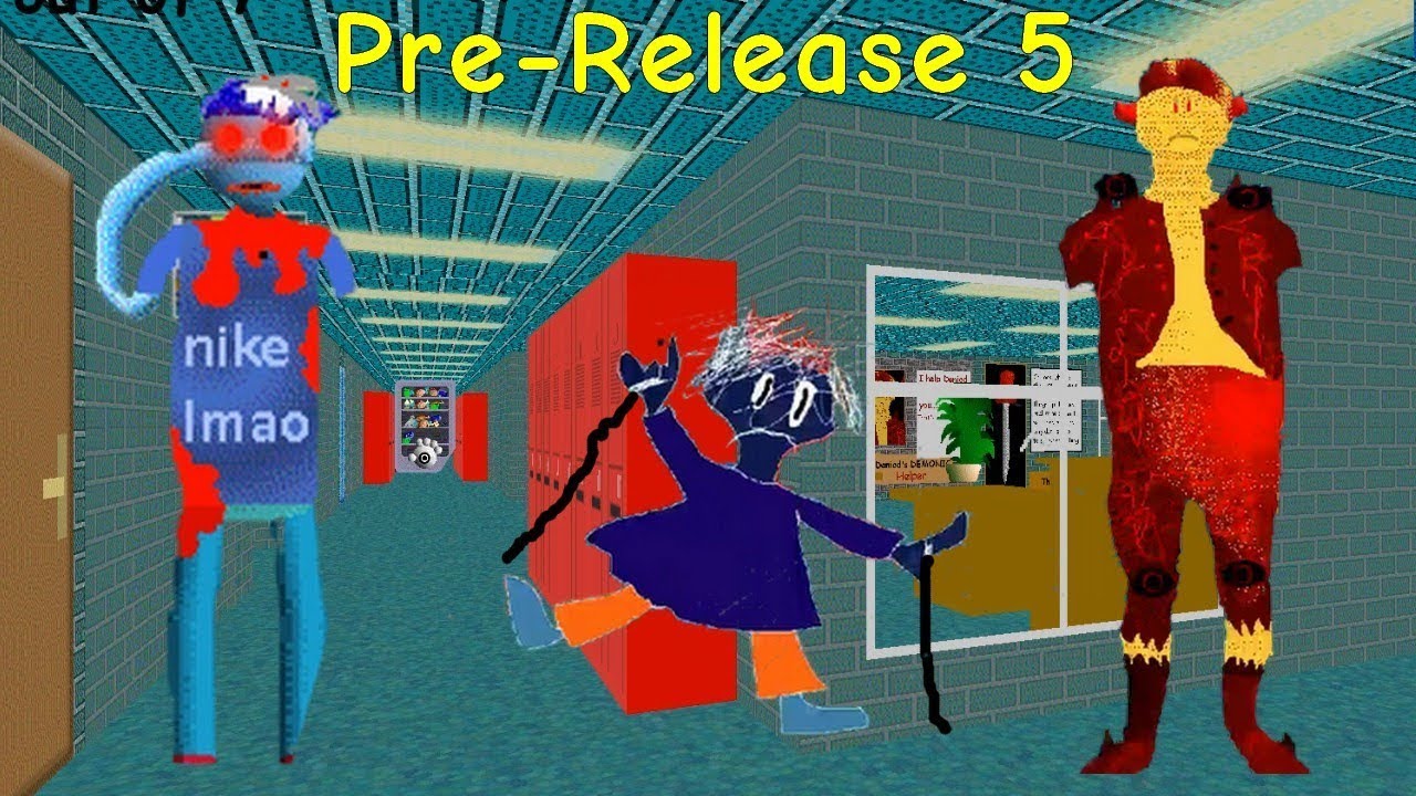 Denied's Basics Pre Release 5 - Baldi's Basic Mod - YouTube