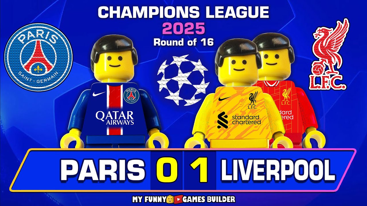 PSG vs Liverpool 0-1 | Champions League 2025 Goals Highlights lego ...