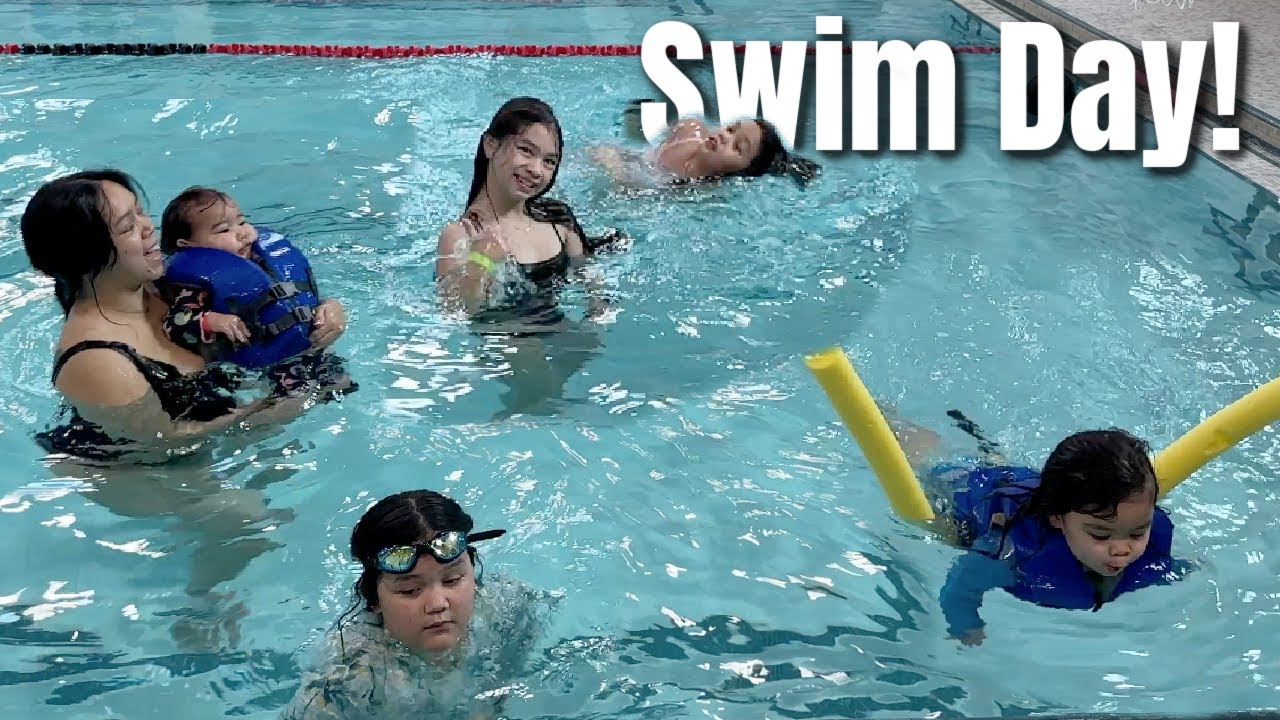 Family Swim Day! - @itsJudysLife - YouTube