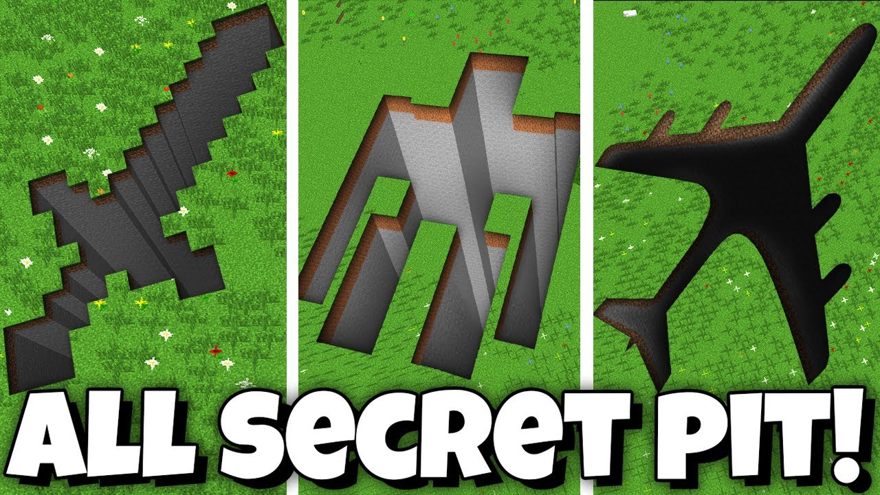 Compilation of the Incredibly PIT in Minecraft ! SWORD PIT and GOLEM ...