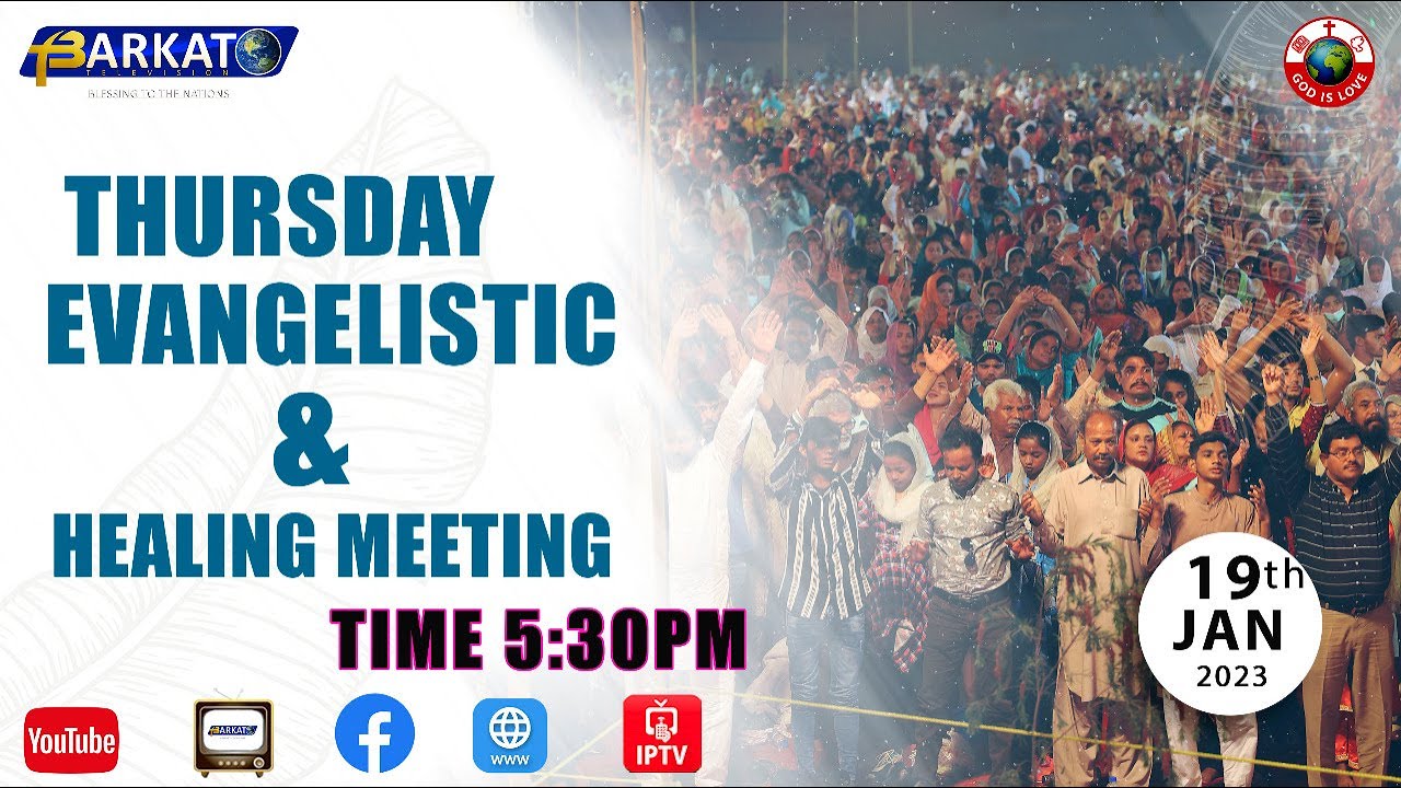 🔴Thursday Evangelistic and Healing Meeting | Barkat Tv || 19 January ...