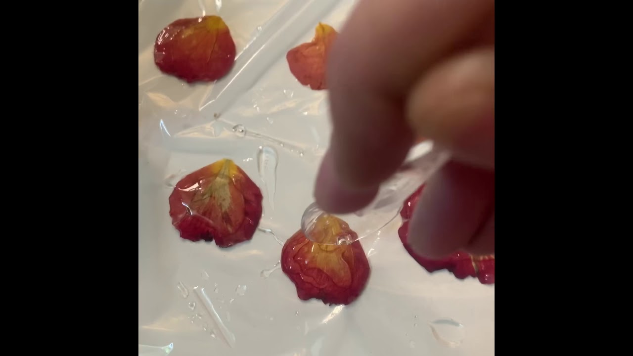 Rose Petal Resin Jewelry - DIY - YouTube