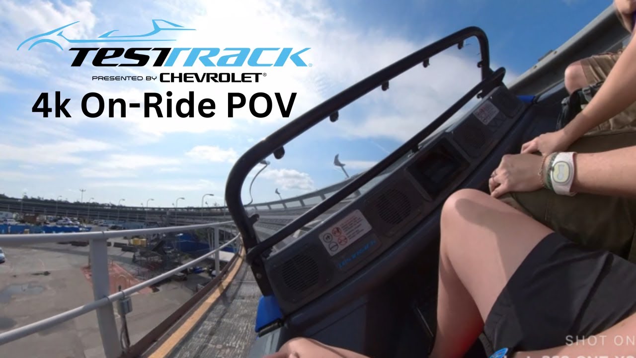 Test Track At Epcot On Ride POV - YouTube