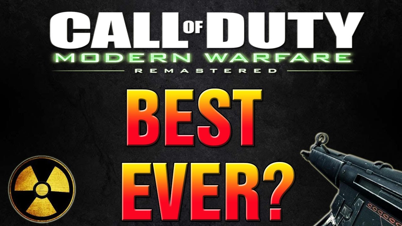 COD 4 REMASTERED BEST CALL OF DUTY? COD 4 REMASTERED LIVE GAMEPLAY ...