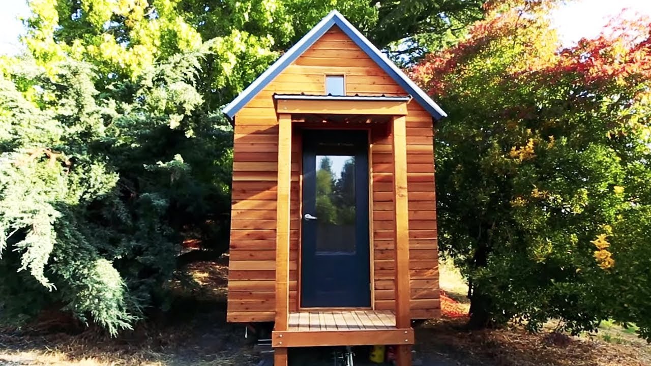 Jay Shafer's Stunning $5,000 Tiny House on Wheels - YouTube