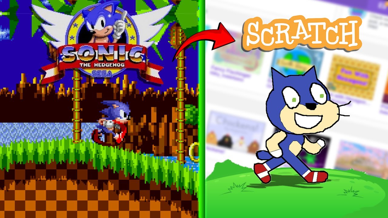 I Made Sonic in Scratch, but i have 1 Hour... - YouTube