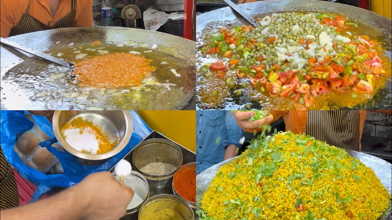 Veg pulav || Mumbai ||Cst khau gali mumbai #viralvideo #viral #foodie # ...