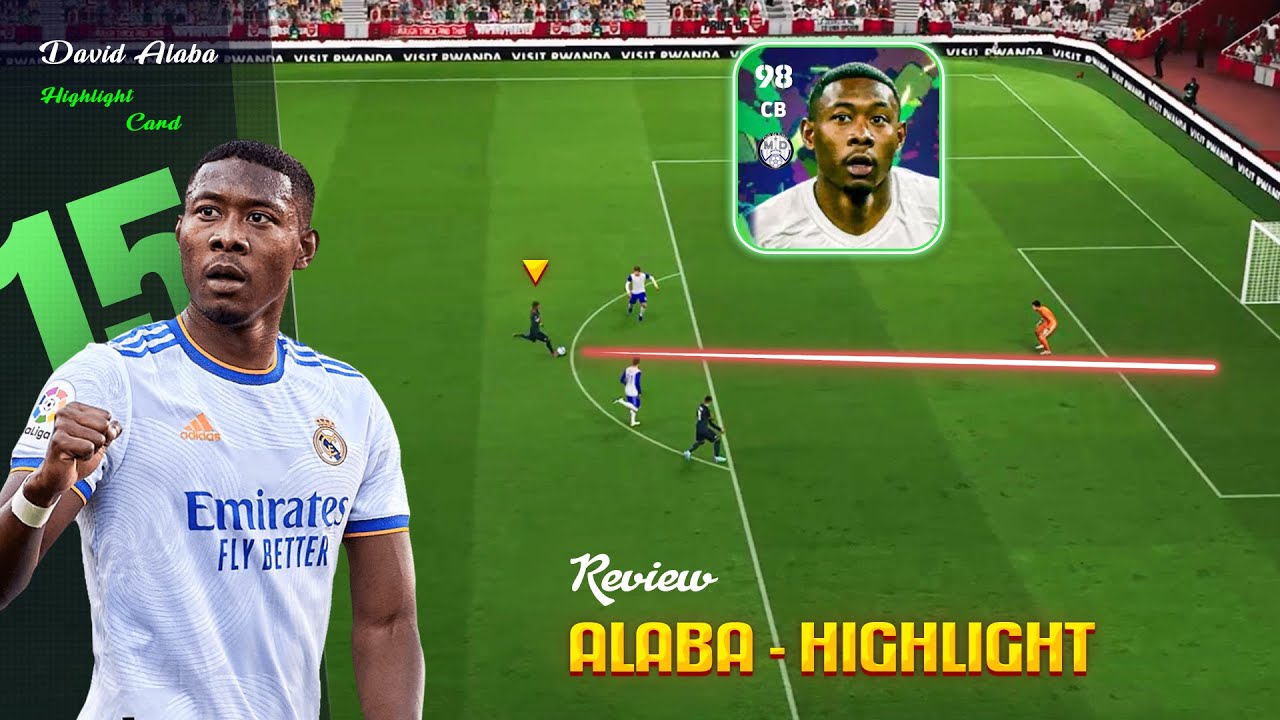 Review David Alaba's new card in eFootball 2024 - Highlight - YouTube