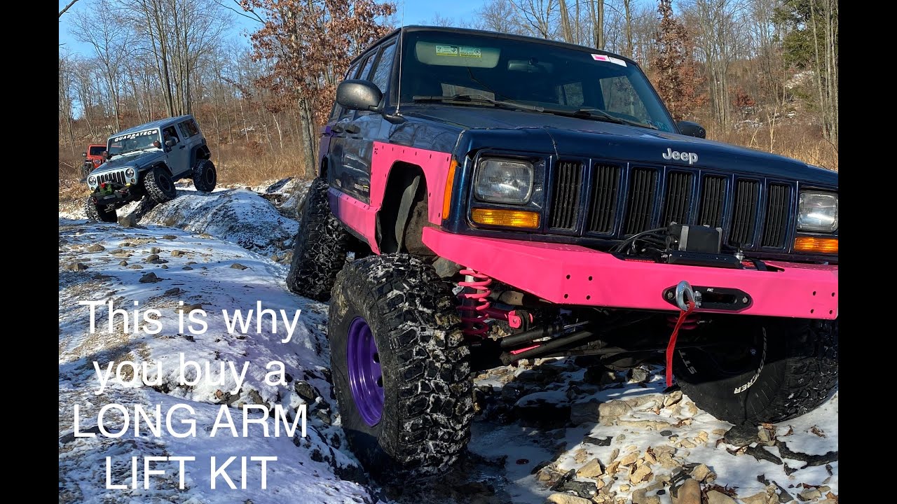 XJ GETS REDEMTION! 6.5 LONG ARM KIT WAS WORTH THE UPGRADE! - YouTube