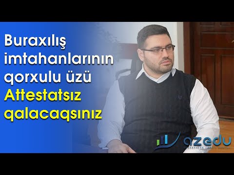 Buraxılış imtahanlarının qorxulu üzü attestatsız QALACAQSINIZ #buraxılış #attestat #elminnuri