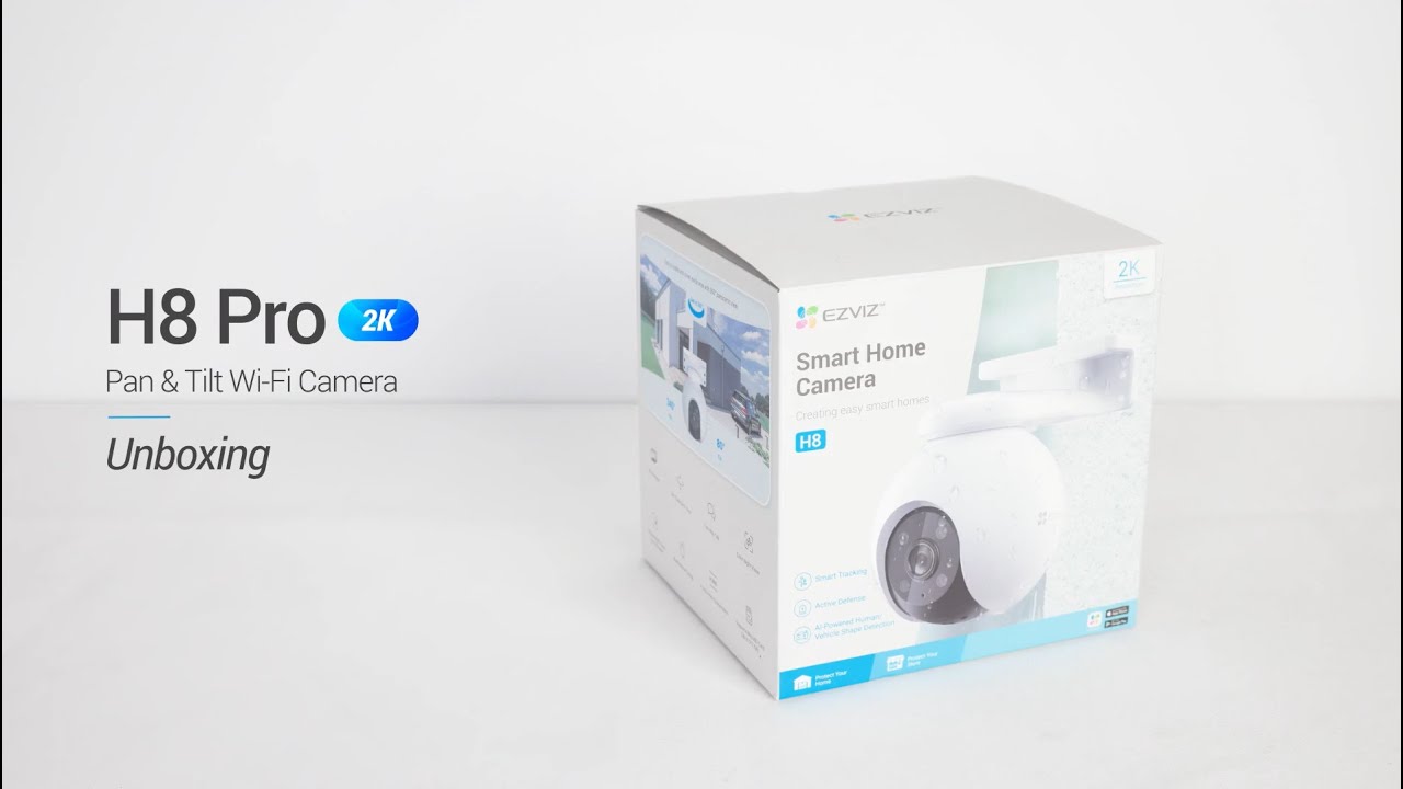 EZVIZ H8 Pro 2K Unboxing - Outdoor Pan & Tilt Wi-Fi Camera - YouTube