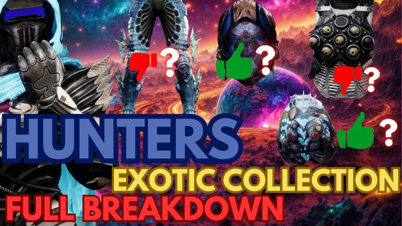 HUNTER Exotic Collections Guide! Don't Waste your Engrams on Bad ...