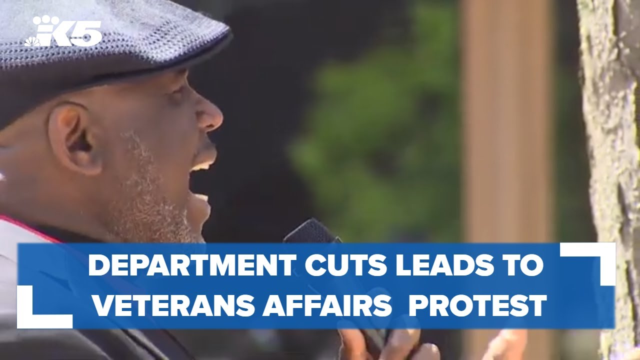 Veterans Affairs employee protest brings attention to department cuts ...