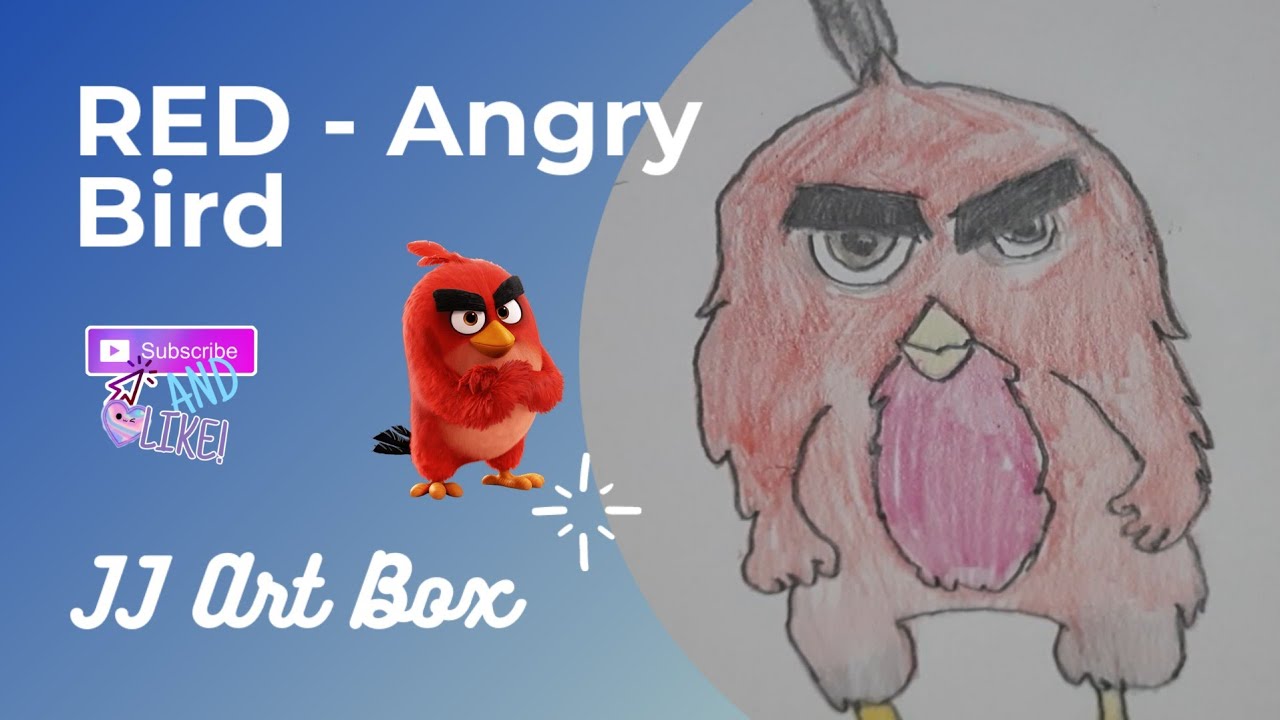 Red - Angry Bird Drawing | My Drawings - YouTube