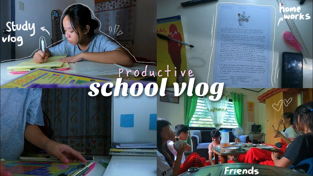 SCHOOL VLOG: study with me, homeworks, school activities | ep.1 - YouTube