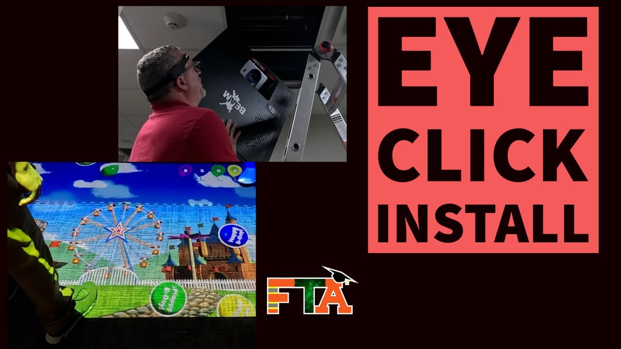 Eye Click Beam Install | $200 Service Call Example | Make Money as an Onsite IT #Fieldnation ...