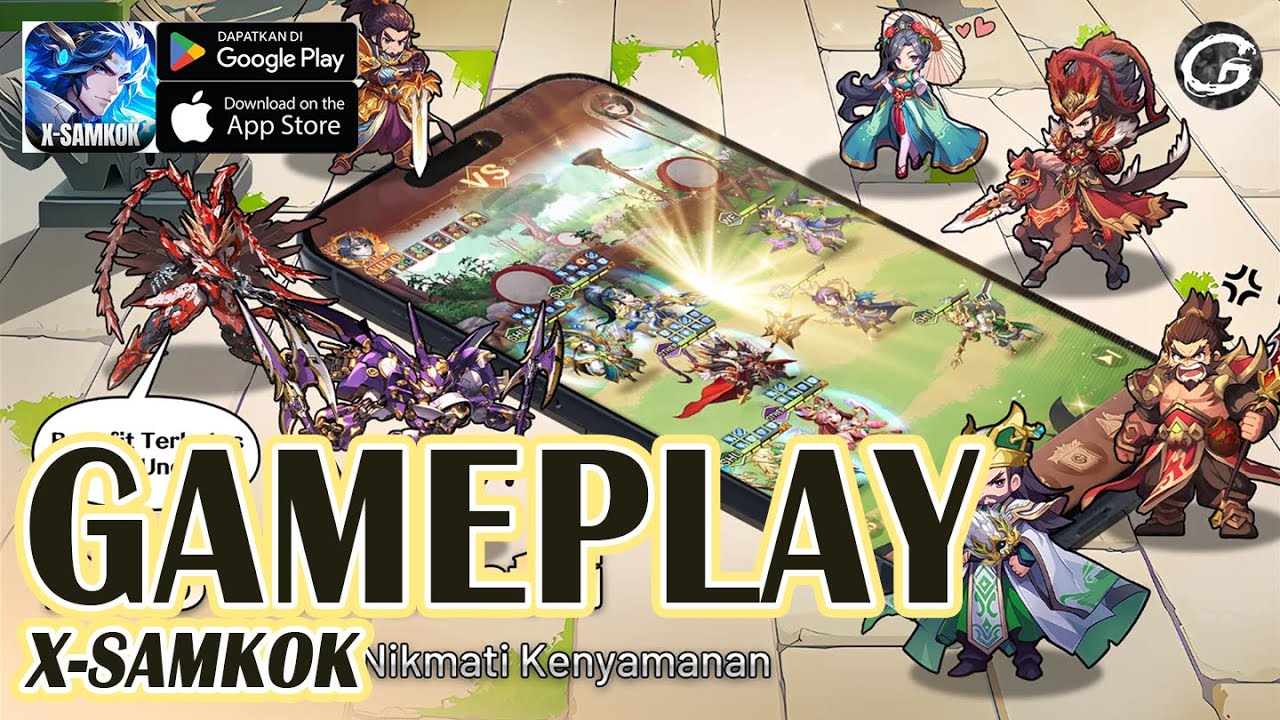 X-Samkok Gameplay - Mobile Game (Android/IOS) - YouTube
