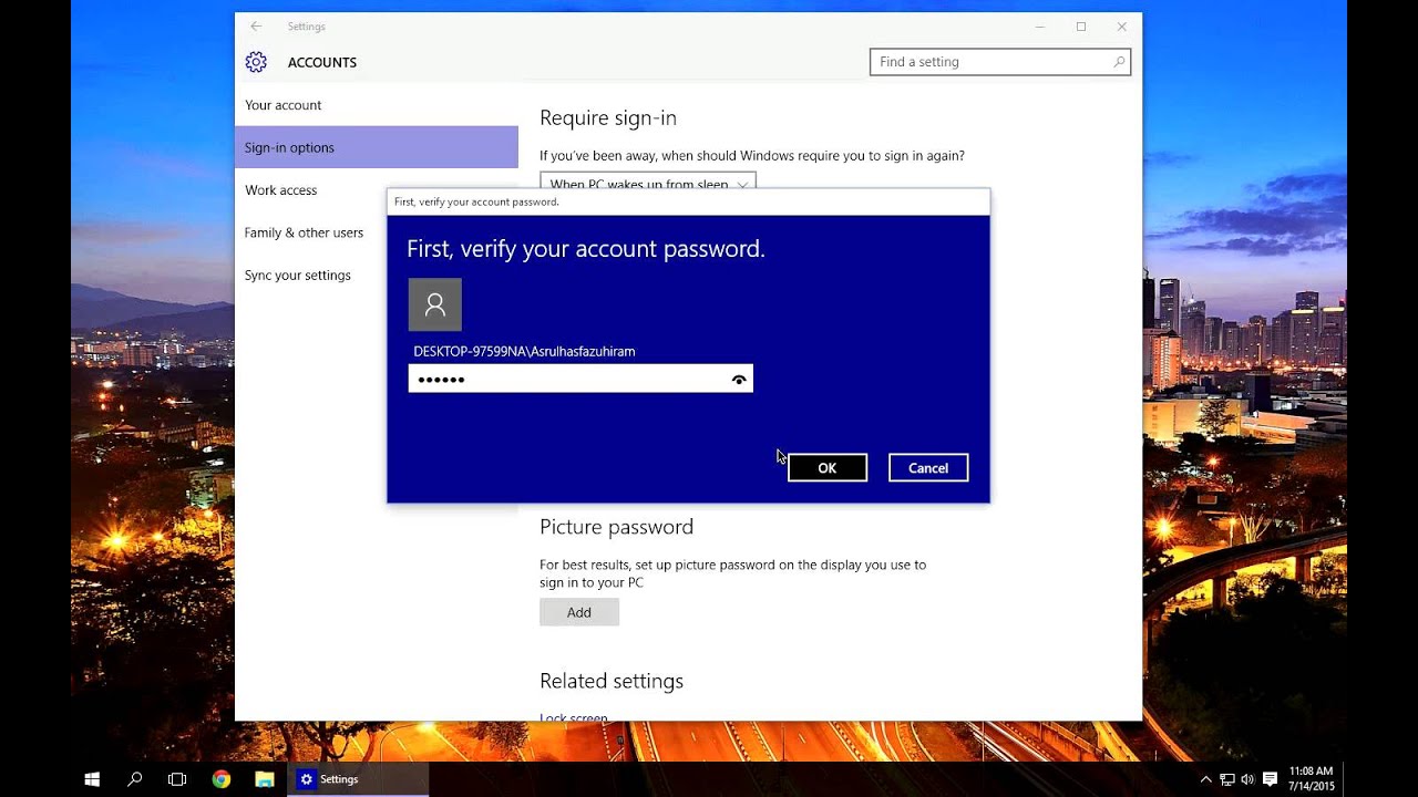 Windows 10 Remove Pin Login - YouTube